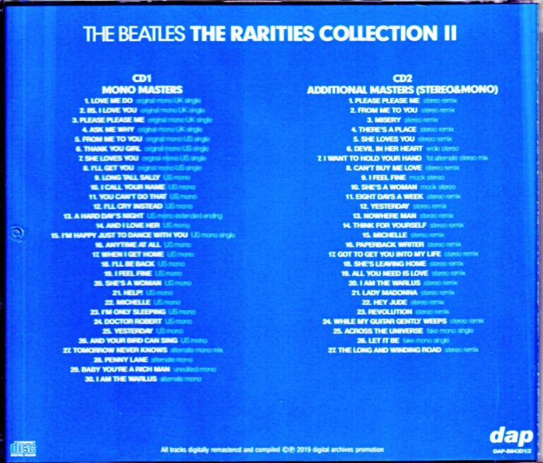 Beatles/Rarities Collection II - SAKURA Record