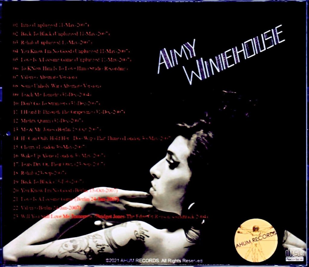 Amy Winehouse/Rare Studio Song Collection - SAKURA Record