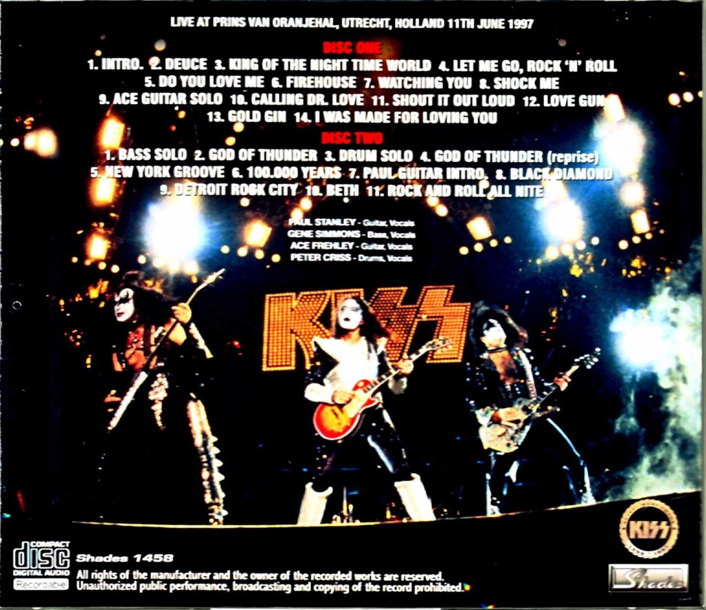 Kiss/Holland 1997 - SAKURA Record
