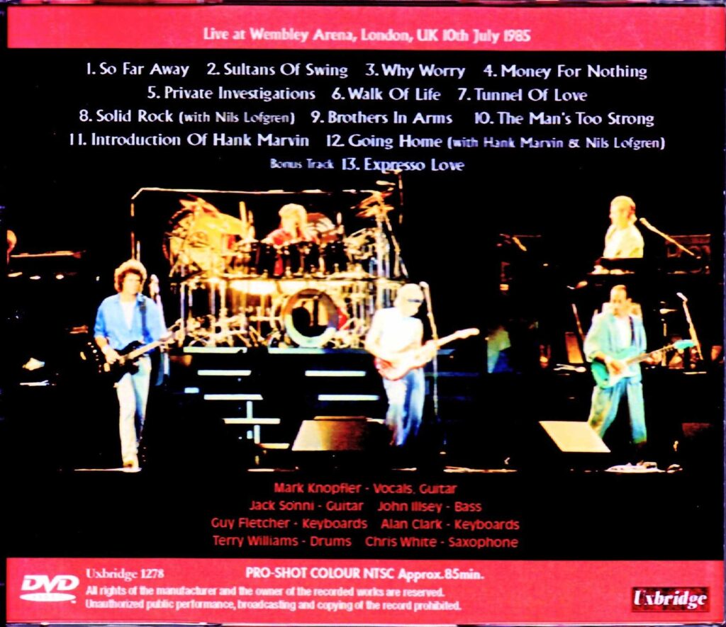 Dire Straits/London,UK 1985 - SAKURA Record