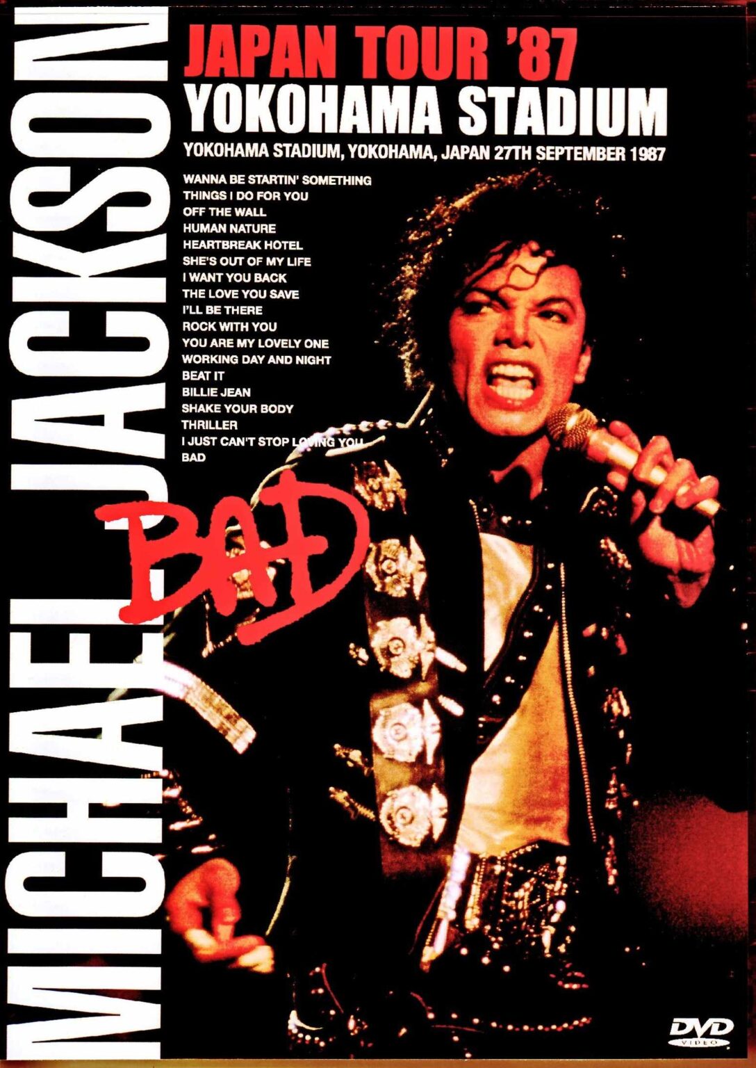 Michael Jackson/Yokohama Stadium Performance 1987 Kanagawa,Japan 1987 ...