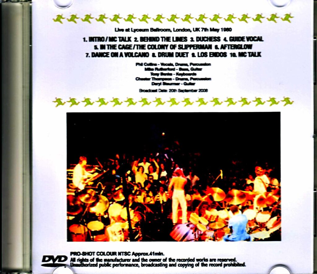 Genesis/London, UK 1980 Japanese Broadcast Edition - SAKURA Record