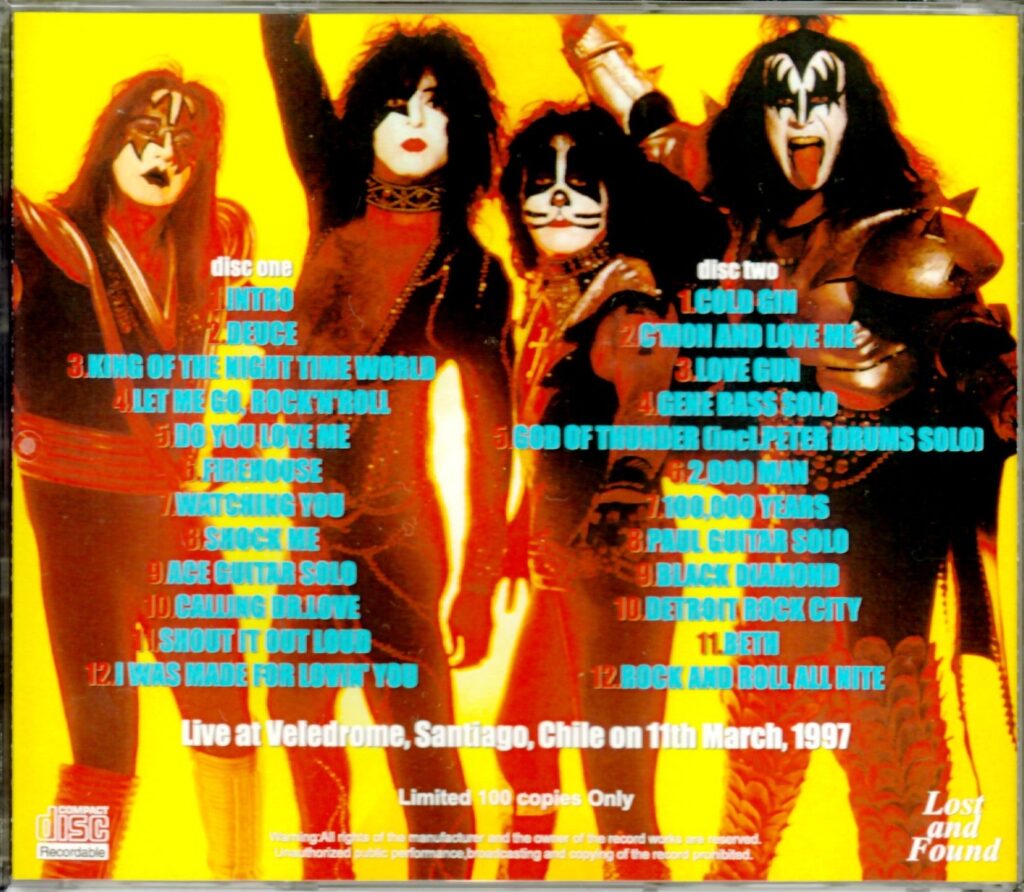 Kiss/Chile 1997 - SAKURA Record