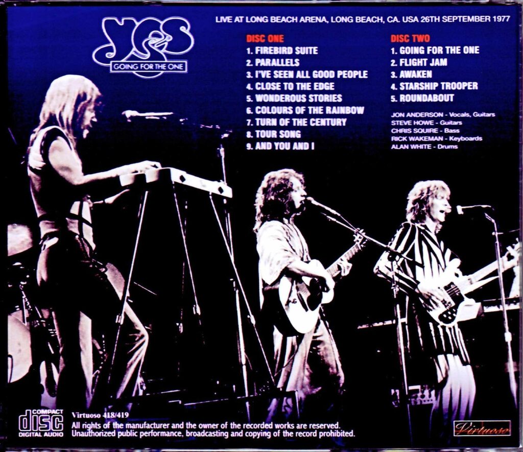 Yes/CA,USA 1977 Upgrade - SAKURA Record