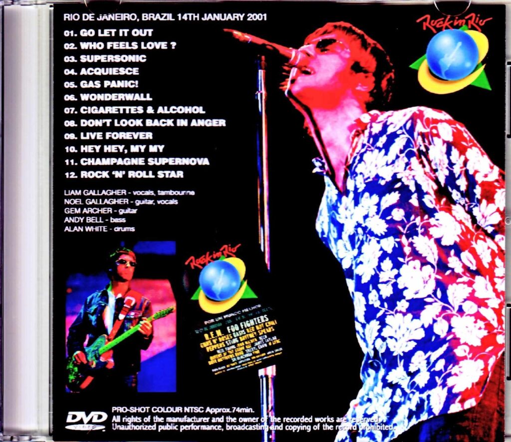 Oasis Brazil 2001 - SAKURA Record