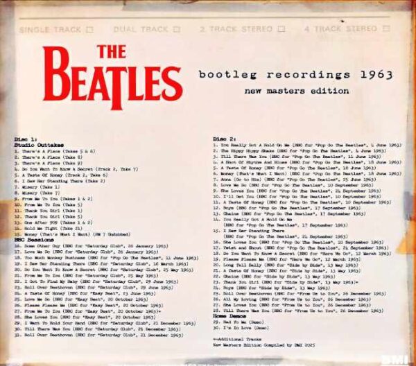 Beatles Bootleg Recordings 1963 Unreleased Collection Newly Revised ...